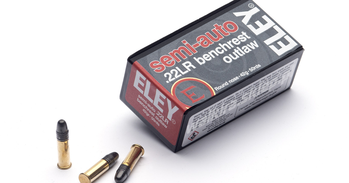 Amunicja ELEY .22lr Benchrest Outlaw / LRN 2,59g