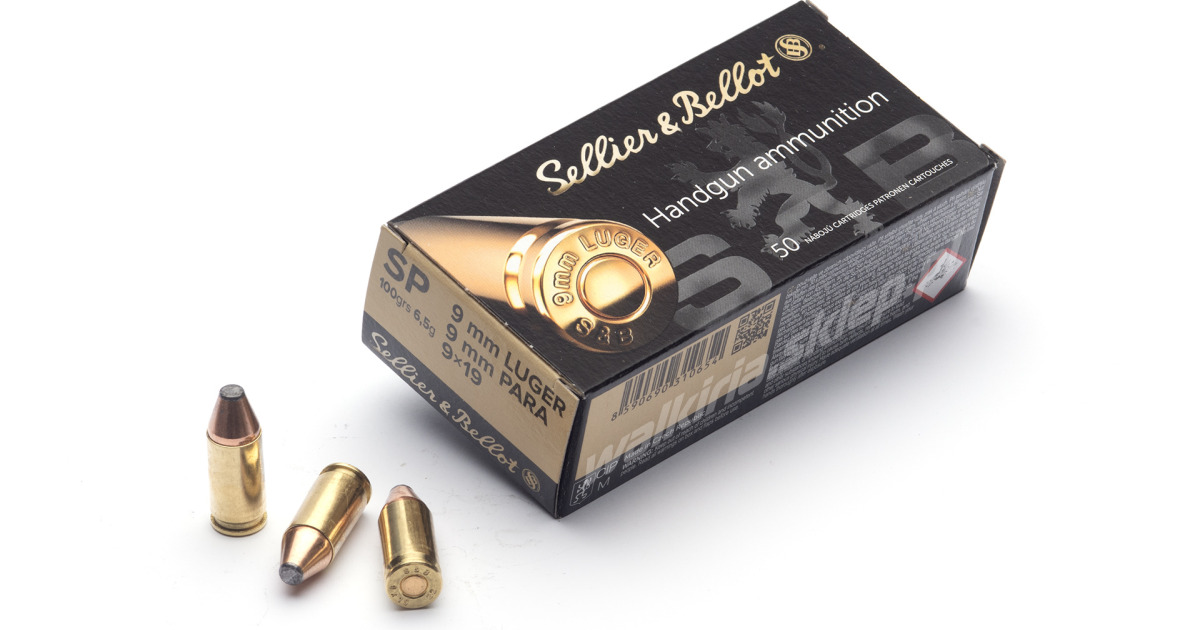 Amunicja S&B 9mm Luger (9x19) / SP 6,5g